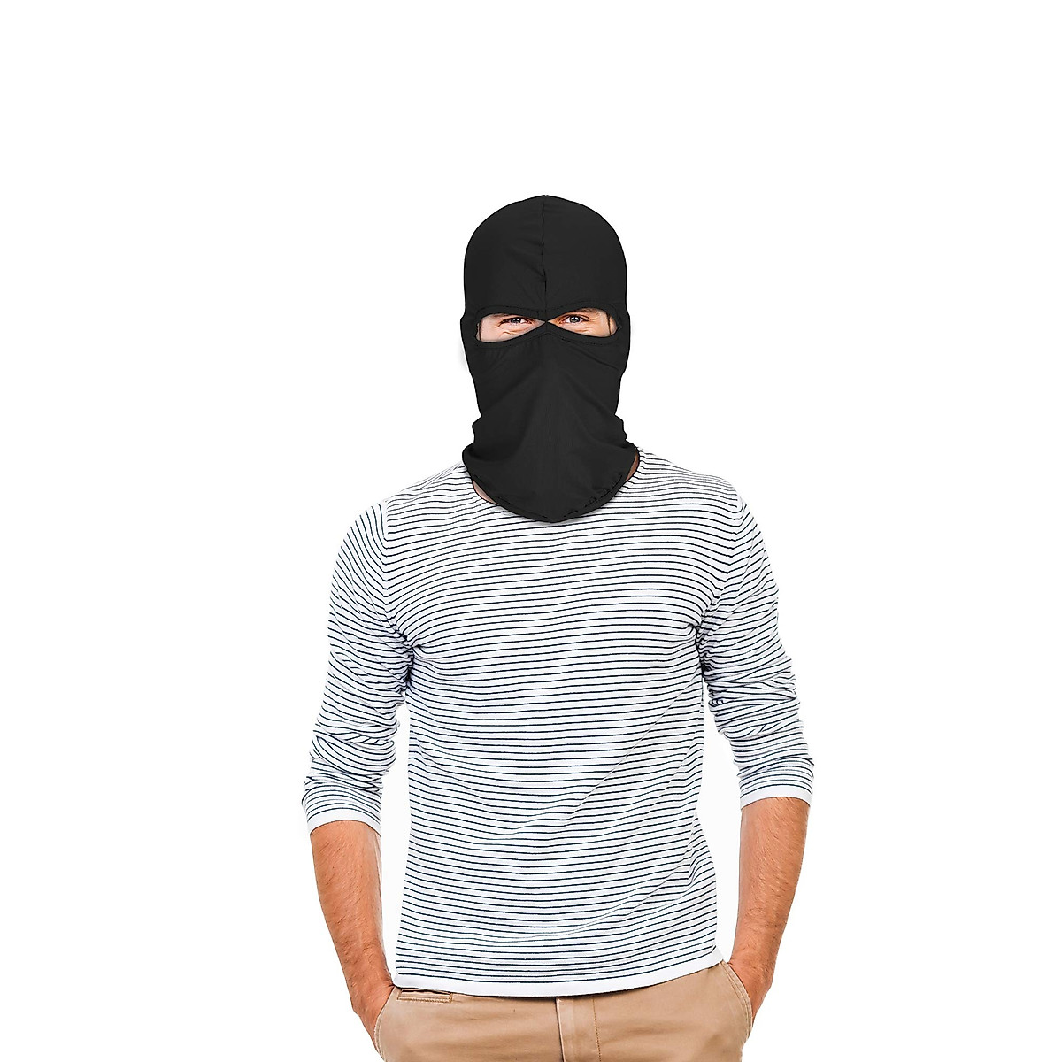 Syhood 6 Pcs Balaclava Mask Ice Silk UV Protection Mask Full-face Cover Outdoor Sports Ski Mask Cycling Hat Windproof Cap Motorcycle for Women and Men