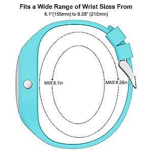 GOLDEN HOUR Waterproof Sports Analog Unisex Watches for Nurse Medical Professionals, Students - Military Time Glowing Easy to Read Dial, Jelly Silicone Strap in Light Blue