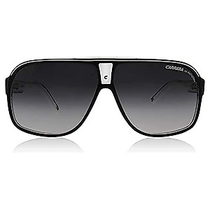 Carrera Grand Prix 2 T4M Pilot Sunglasses Lens Categ, Black/White, 64mm