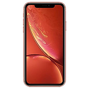Apple iPhone XR (256GB, Coral) [Locked] + Carrier Subscription