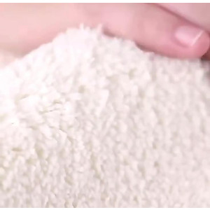 Generic Irregular Shaped Rug Funny Soft Anti-Slip Rug for Living Room Bathroom Decor Bedroom Bathroom Door Mat(C) (120x160cm/47x63in,Apricot)