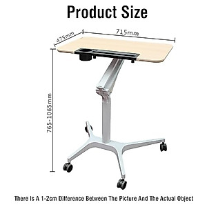 Podium Portable Pulpits Adjustable Height Lecterns Standing Desk Presentation Stand with Wheels Speaking Lectern Load 80 Kg