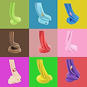 Butter Slime Kit for Girls 13 Pack, Party Favors Non-Sticky and Super Soft Stress Relief Toy for Boys, Easter Basket Stuffers
