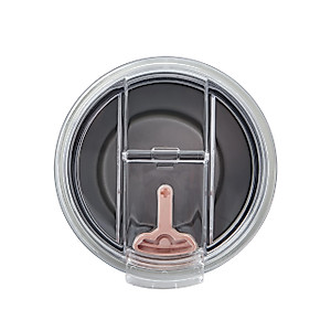 BUILT 24oz Shasta Double Wall Vacuum Insulated Stainless Steel Tumbler with Easy to Clean Flip to Open Lid, Oat