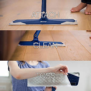 Bona Hardwood Floor Disposable Wet Cleaning Pads, 12ct