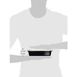 Premium Meal Prep Food Containers with Lids [Heim Concept] Durable Reusable Top Rack Dishwasher Safe Leak-Resistant Microwavable Compact Stackable Storage Meal Prep To-Go Container Convenience 12-pack