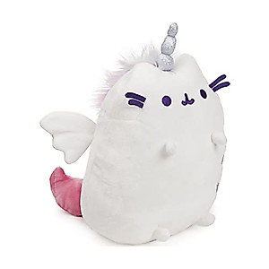 GUND Super Pusheenicorn Pusheen Unicorn Cat Plush Stuffed Animal, White, 9&quot;