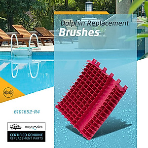Dolphin Genuine Replacement Part — Front and Rear Magenta Brushes (4PK) — 6101652-R4