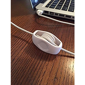 Parent Units Cord Wrap Wire Holder, White