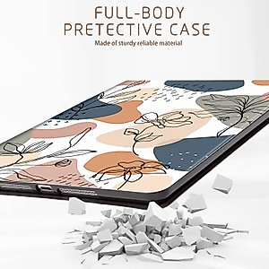 Case for iPad 9th Generation Case, for iPad 10.2 Case, Case for iPad 7th Generation, for iPad 8th Generation Case Shockproof Multi-Angle Adjustable Stand Auto Wake Sleep, Abstract Boho Painting