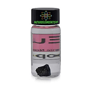 Europium Metal Element 63 Sample EU, Pure 1 gram Solid Piece 99,99% Inside Labeled Glass Vial