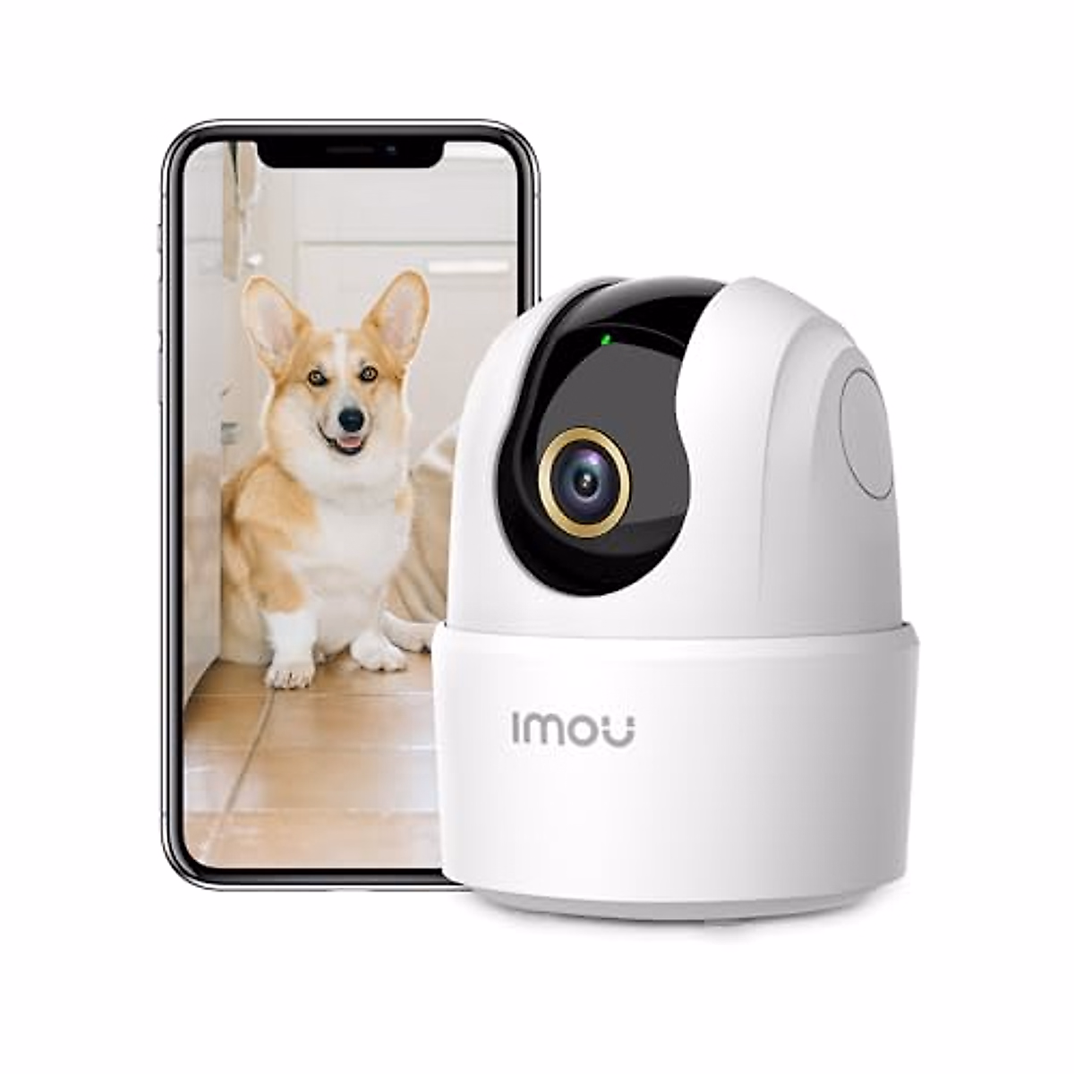 Imou 2.5K WiFi Camera Indoor Pet Dog Camera 4MP, 360° Home Security Wireless IP Baby Camera, Human Detection AI, Smart Tracking, Siren, 10m Night Vision, 2-Way Audio, Privacy Mode, Works with Alexa