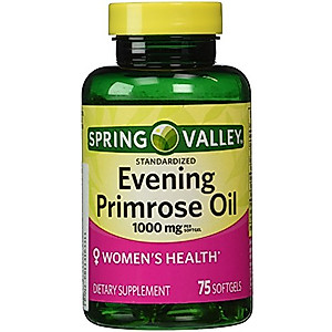 Spring Valley - Evening Primrose Oil 1000 mg, 75 Softgels