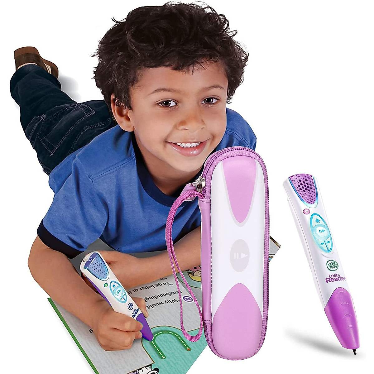 Aproca Hard Travel Storage Case,for LeapReader Reading and Writing System (Purple)