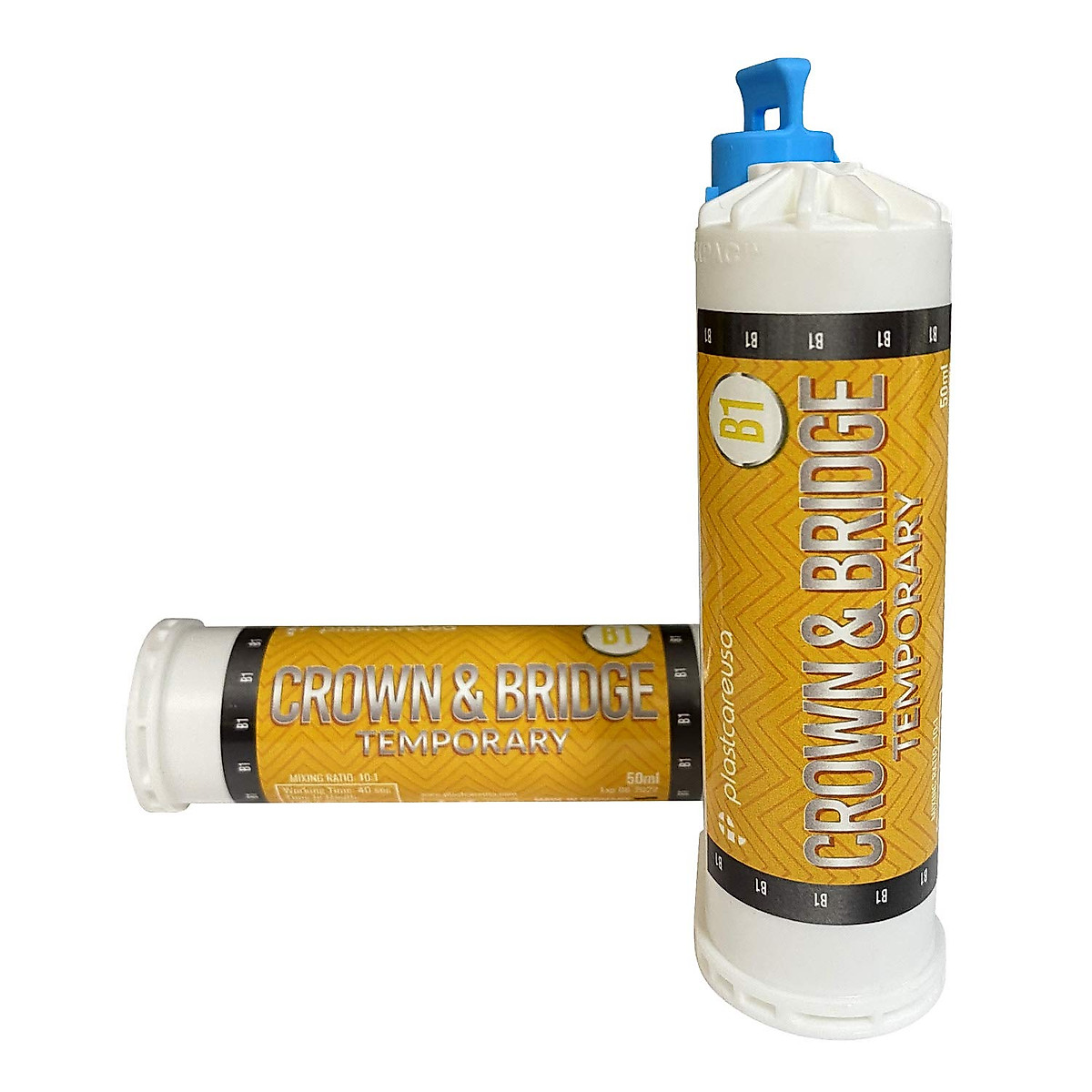 Dental Temporary Crown & Bridge 10:1 (Shade B1) Material Dental (1 Cartridge)