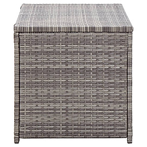 GOLINPEILO Deck Box Large Outdoor Storage for Patio Furniture, Garden Tools, Pool Supplies, Weatherproof and UV Resistant, Outdoor Backyard Patio Storage Deck Box Container, 39.4"x19.7"x19.7" Gray