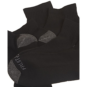 Fruit of the Loom Men's Dual Defense Ankle Socks 12 Count ( 1Pack)