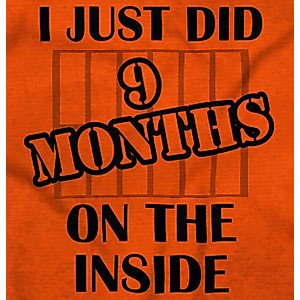 Brisco Brands Just Did 9 Months On The Inside Baby Romper Boys or Girls