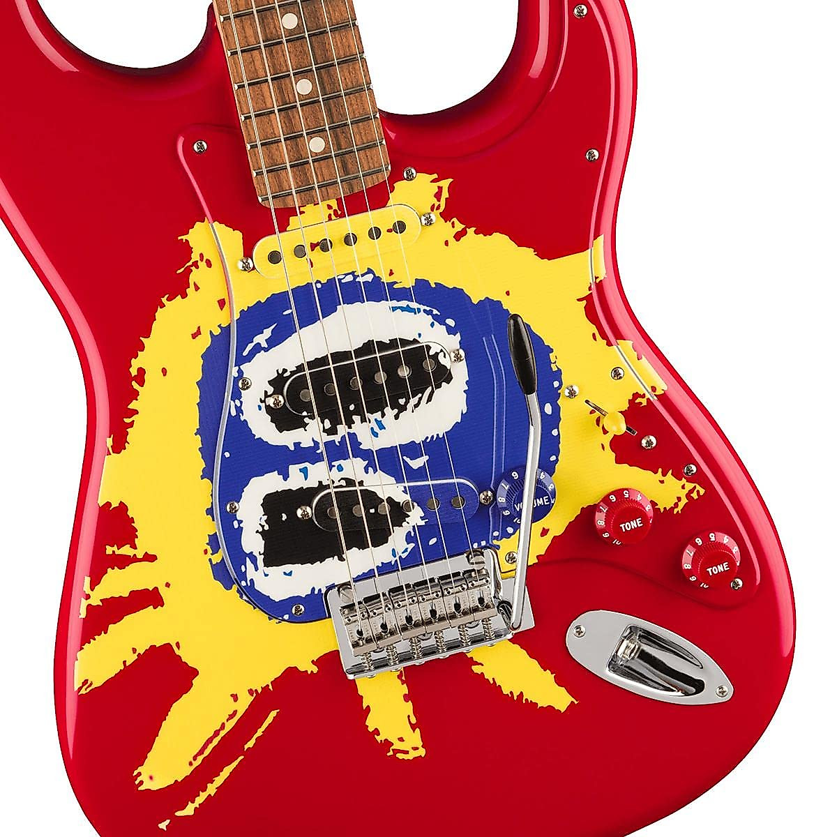 Fender 30th Anniversary Screamadelica Stratocaster Electric Guitar, with 2-Year Warranty, Pau Ferro Fingerboard