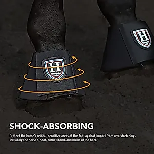 Harrison Howard Horse Bell Boots Durable Protection for Your Horse Sold in Pairs