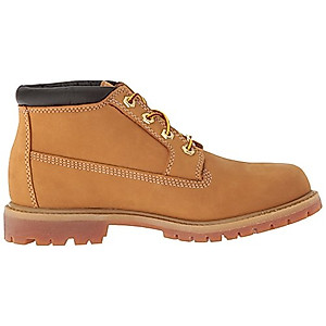 Timberland Women's Nellie Double Waterproof Ankle Boot,Wheat Yellow,7 W US