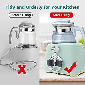 12 Pack Kitchen Appliance Cord winder, Appliance Cord Organizer Stick on Mixers, Coffee Maker, Pressure Cooker and Air Fryer