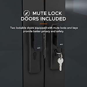 Sunjoy Outdoor Sunroom 11 ft. x 11 ft. Black Hardtop Gazebo, Rust-Resistant Aluminum Sunroom Multipurpose Studio/Hot Tub Shelter with PC Board Skylight and Mute Lock Doors by SummerCove