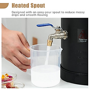 FAST MELT 6 Qts Soap Melter for Soap Making - Electric Soap Base Melting Pot Large Capacity with Quick Pour Spout, Auto Melt & Warm Mode Ideal for Homemade Soap Business Easy Clean