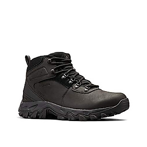 Columbia mens Newton Ridge Plus Ii Waterproof Hiking Boot, Black/Black, 12 US