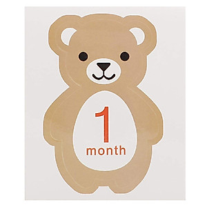 12pcs Baby Sticker, Gender Neutral Monthly Stickers for Baby boy or Girl, Create Beautiful Memories with Our Cute Animal Designs