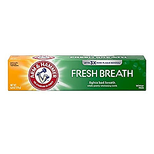 ARM & HAMMER Advance White Baking Soda Toothpaste, Frosted Mint 6 oz (Pack of 4)