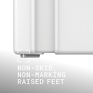 Pelican 95QT Elite Cooler (White) | 72 Can Capacity with Ice | 10+ Day Ice Retention | Rubberized Grip Handles | Guaranteed for Life