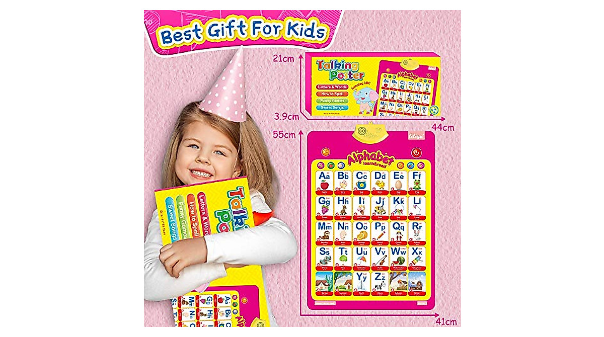 Interactive Alphabet Poster for Kids Learning | Fun Educational Toy