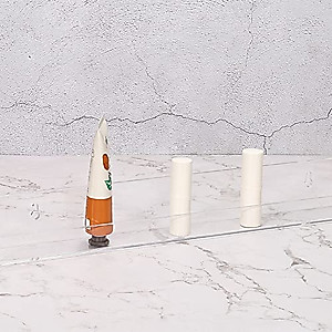 PATIKIL 15 x 1.3 Inch Acrylic Floating Shelf, Floating Wall Mounted Shelves for Bathroom Kitchen Wall Decoration, Transparent