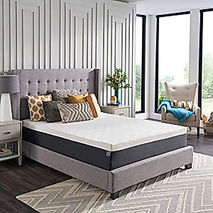 Sealy - Hybrid Bed in a Box - 12 Inch, Medium Feel, Queen Size, CopperChill Technology, CertiPur-US Certified, White