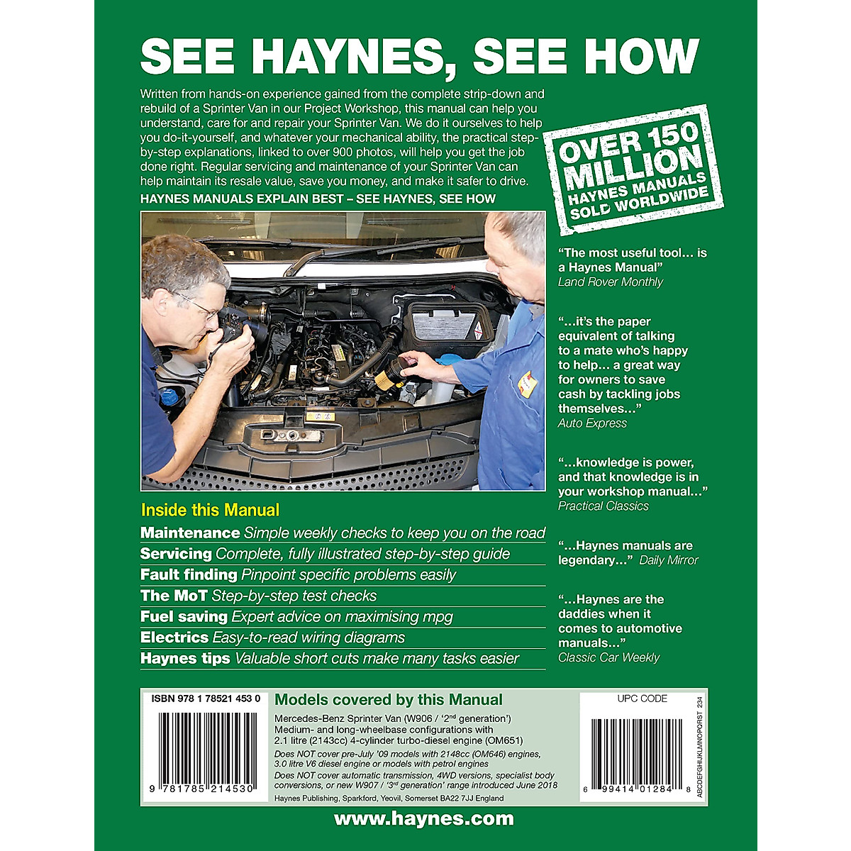 Mercedes-Benz Sprinter Diesel Vans 09-18