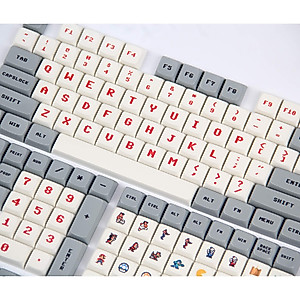 Customized 178 Keys Full Set Keycaps DSA Profile PBT Material for Gateron Kailh Cherry MX Switch Mechanical Keyboards (FC Gaming)