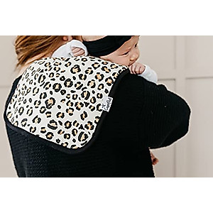 Copper Pearl Premium Baby Burp Cloths - 3-Pack Large Cotton Burp Cloths, Extra Soft Spit Up Rags with 3 Absorbent Layers, Perfect for Baby Boy and Baby Girl Gifts (21" x 10" Size, Zara Set)