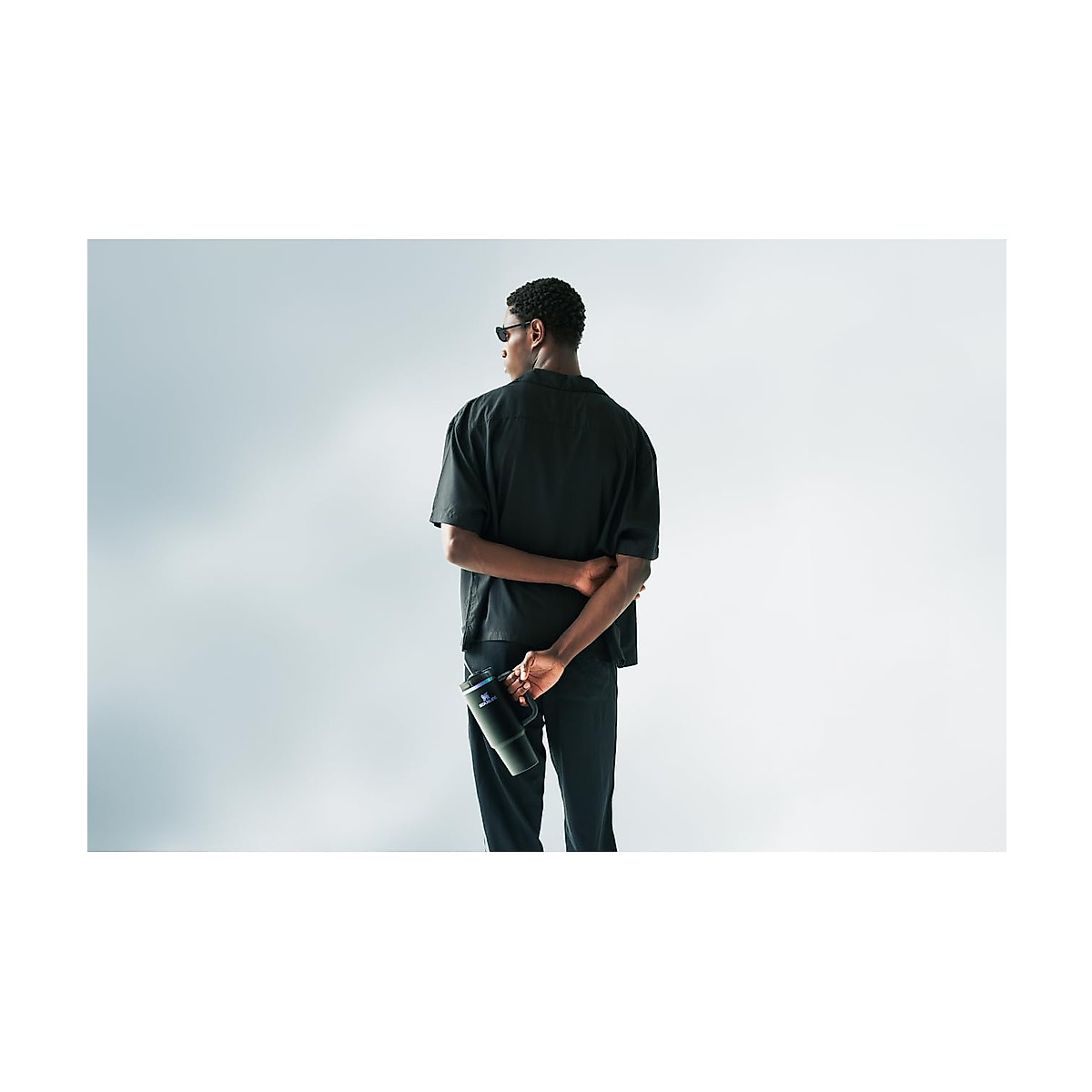 STANLEY Quencher H2.0 Tumbler with Handle and Straw 30 oz | Flowstate 3-Position Lid | Cup Holder Compatible for Travel | Insulated Stainless Steel Cup | BPA-Free | Black Chroma