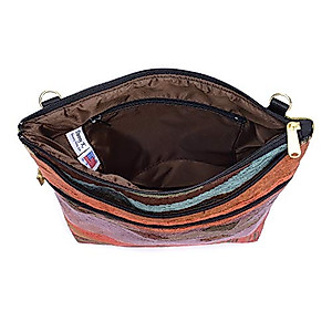 Danny K Women's Tapestry Bag Crossbody Handbag, Maggie Purse Handmade in the USA (Wild Mango)