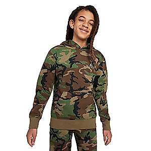 Jordan Boy's Essentials Camo Pullover (Big Kids) Camo XL (20 Big Kid)