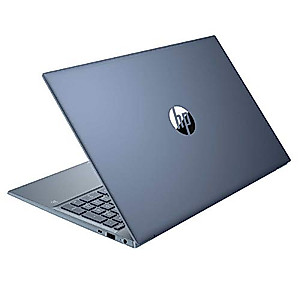 HP Pavilion 15.6" FHD Touchscreen Laptop, Intel i7-1165G7, 16GB RAM, 512GB SSD, WiFi-6, Backlit Keyboard, USB-C, HDMI, Intel Iris Xe Graphics, B&O Play Audio, Backlit Keyboad, Fog Blue, Windows Home