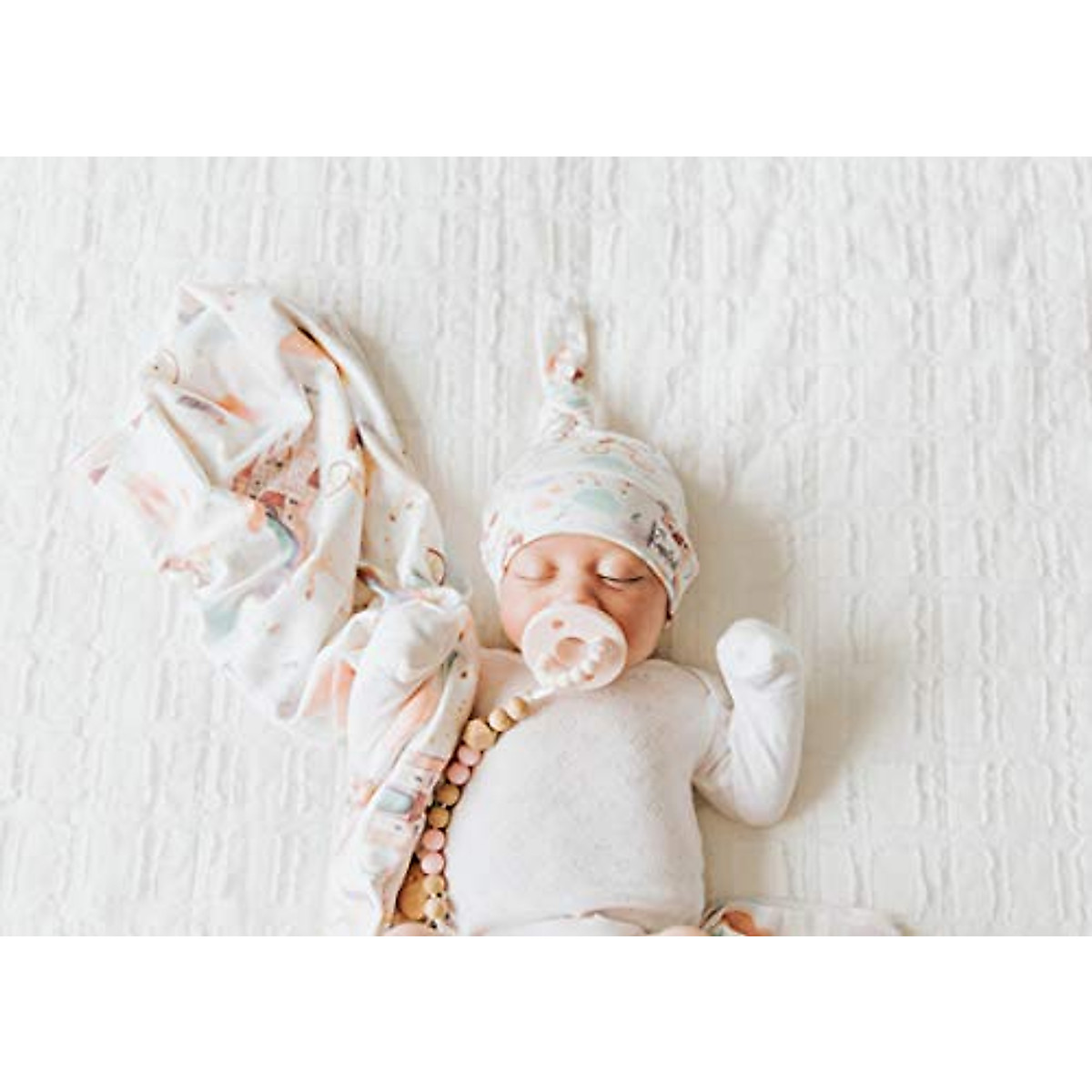 Copper Pearl Large Premium Knit Baby Swaddle Receiving Blanket Enchanted