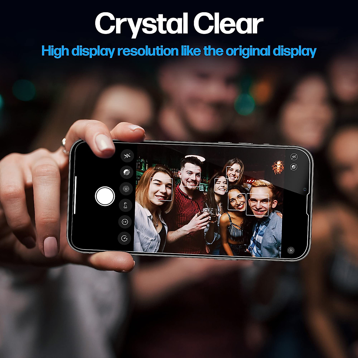 Power Theory Designed for iPhone 14 Screen Protector Tempered Glass, Also for iPhone 13/iPhone 13 Pro [Case Friendly] Full Cover with Easy Install Kit, 2 Pack