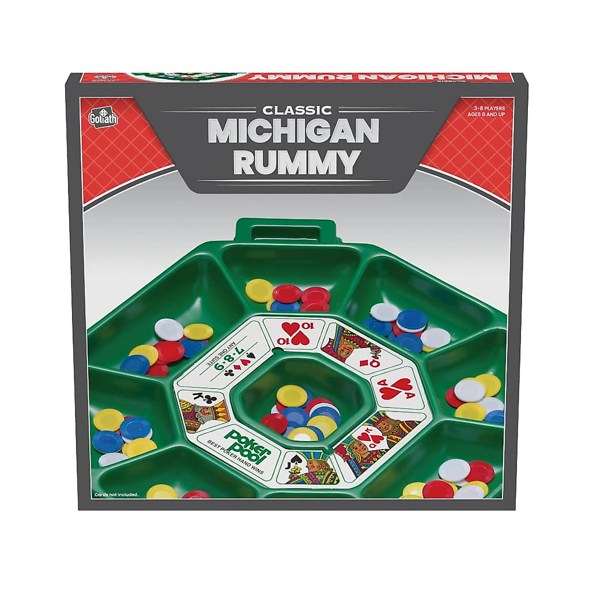 Michigan Rummy - The Perfect Blend of Rummy and Poker for an Entirely New Game Experience (Amazon Exclusive) by Goliath