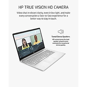 HP 17 inch Laptop with Backlit Keyboard, Intel Core i7-1165G7 Processor, Intel Iris Xe Graphics, 17.3 inch FHD Display, Backlit Keyboard, Fingerprint Reader, HDMI, Windows 11 Home(32GB RAM | 1TB SSD)