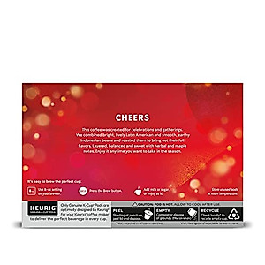 Starbucks Holiday Blend Medium Roast Coffee Single-Cup Coffee for Keurig Brewers, Herbal & Sweet Maple Notes, 10 Count (Pack of 6)