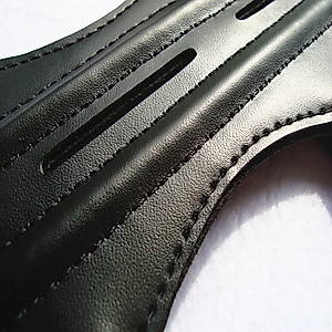 Fay Outdoor Sport Archery Protective Gear Leather Arm Guard Arrows Accessories Professional Protector with Adjustable Straps Black (12 Inch)