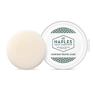 Naples Soap Company, Protein Enriched, 50-75 Use, Solid Hair Conditioner Bar, Eco-Friendly Haircare, Helps Ensure Vibrant, Healthy Hair, All Hair Types, Fragrance Free, 1oz