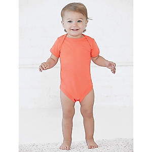 Rabbit Skins Infant Fine Cotton Jersey Lap-Shoulder Bodysuit - Turquoise - 12M